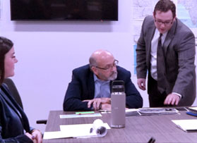 CIB Applied Intelligence Project analysts brief Gen. Mark Quantock (ret ...